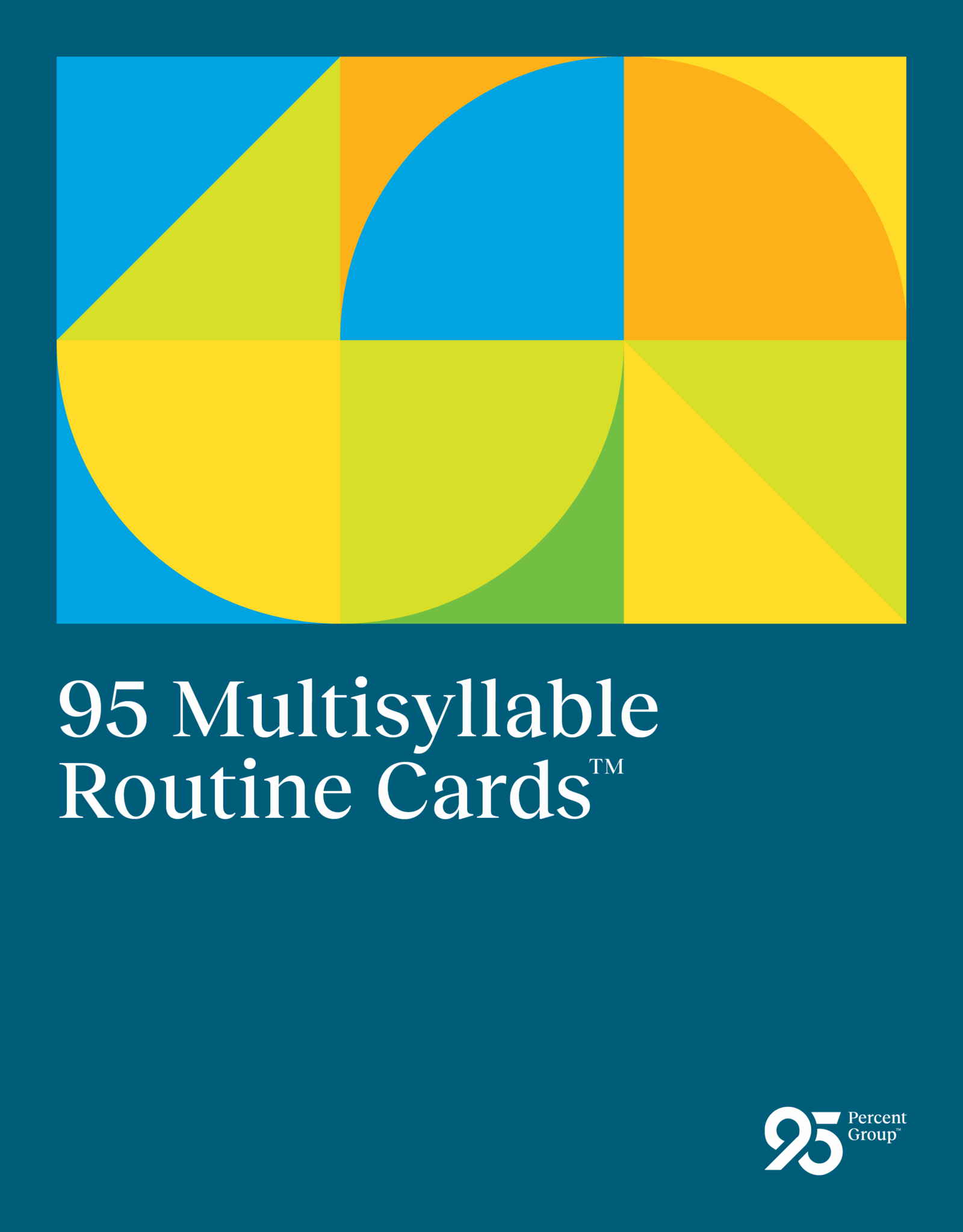 95 Multisyllable Routine Cards Package | 95 Percent Group