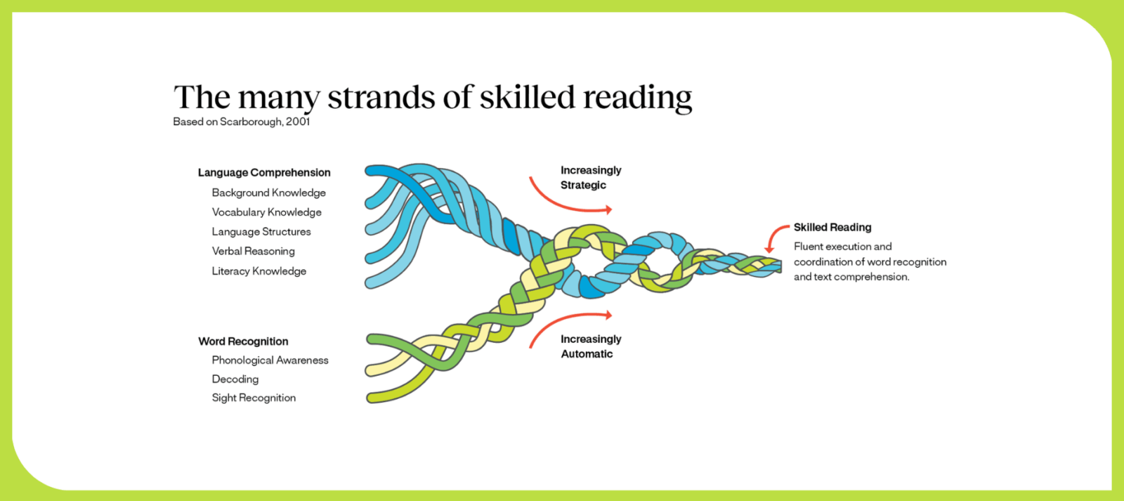 Scarborough’s Reading Rope: A practical guide for building skilled readers